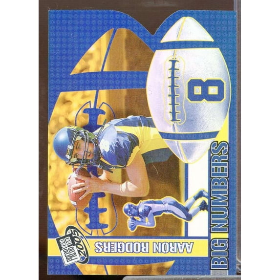 Aaron Rodgers CL Rookie Card 2005 Press Pass Big Numbers #BN25 ...