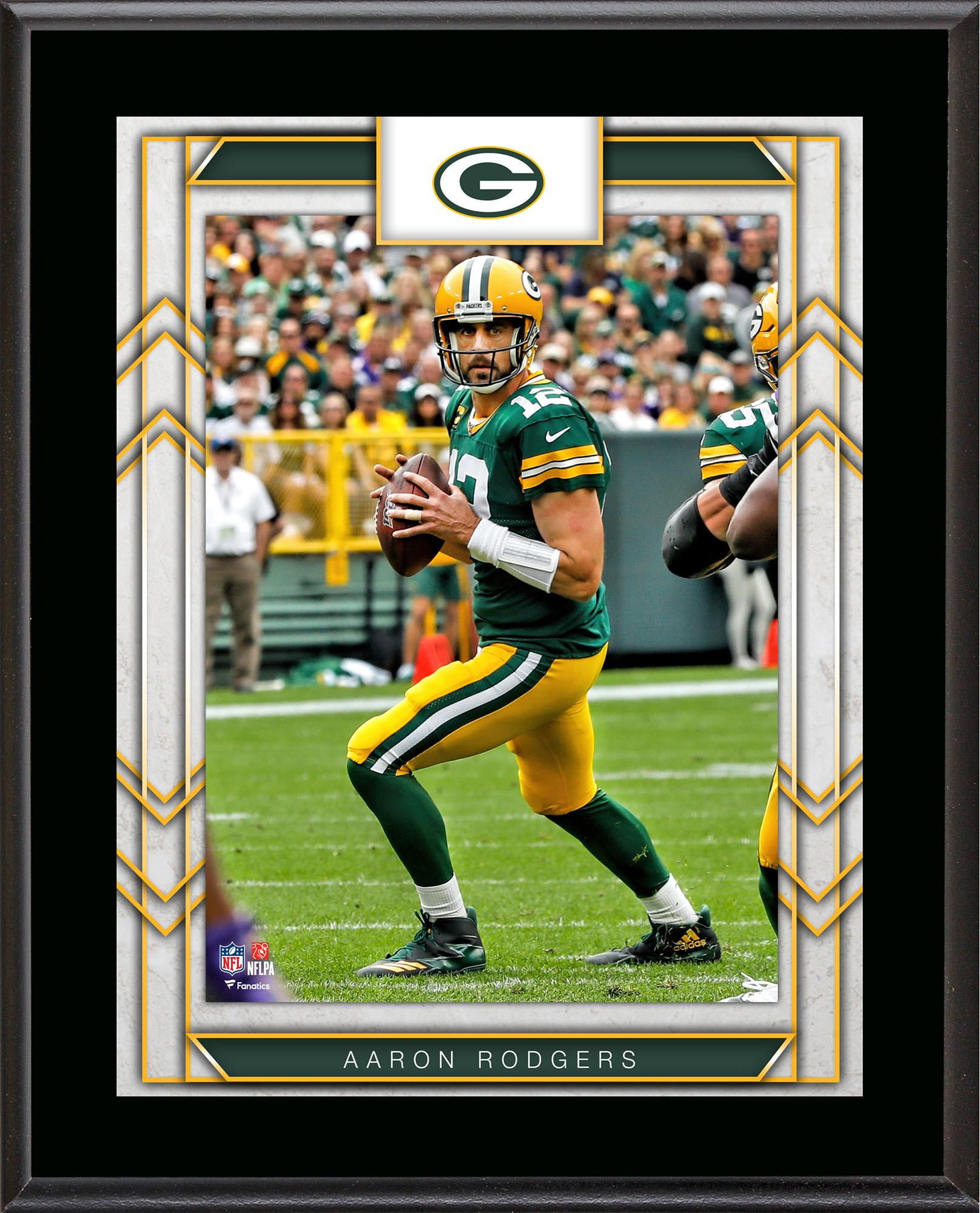 Fanatics Authentic Aaron Rodgers Green Bay Packers 10.5" x 13" NFL ...