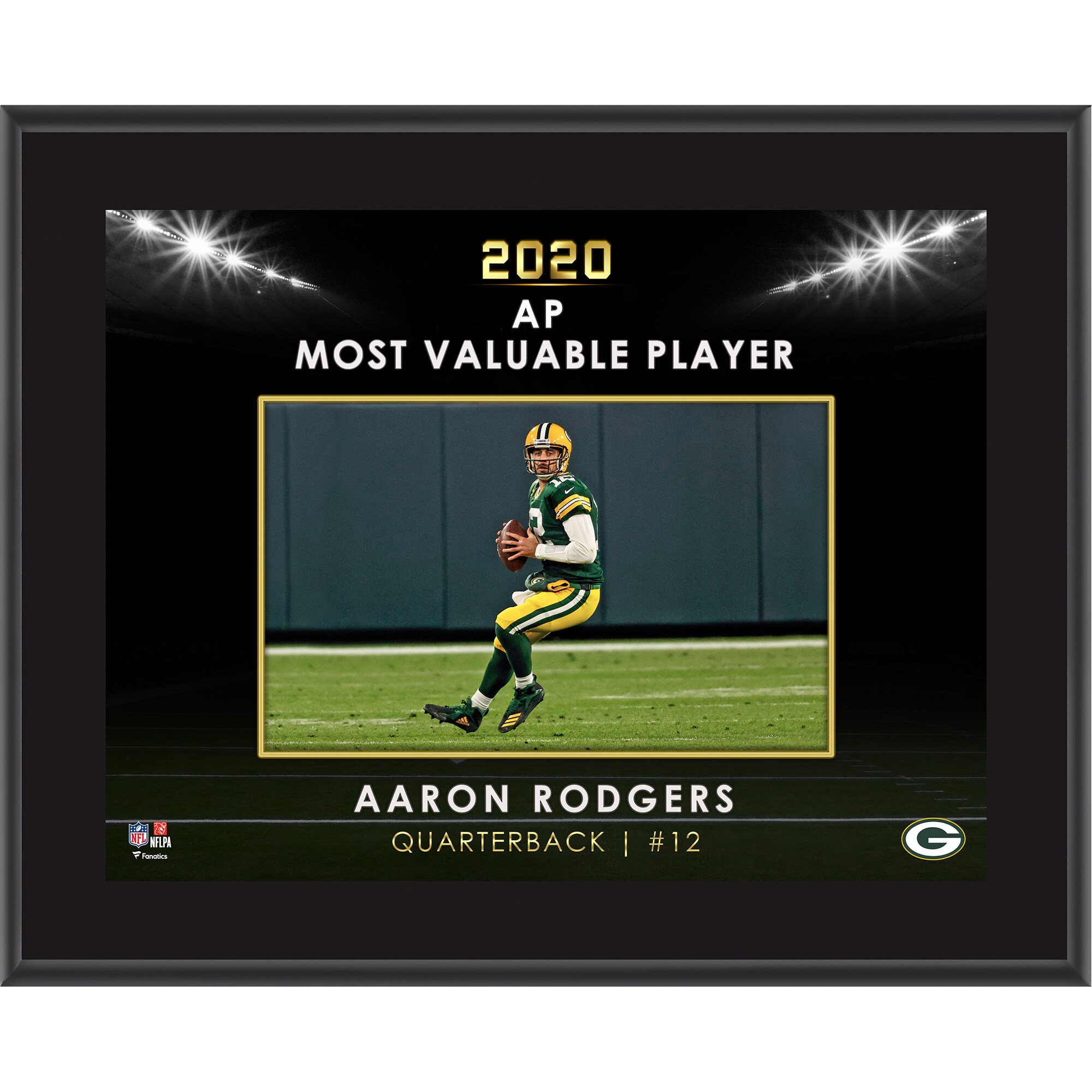 NFL 16"x20" Brett Favre Green Bay Packers 14-Card Plaque - Walmart.com