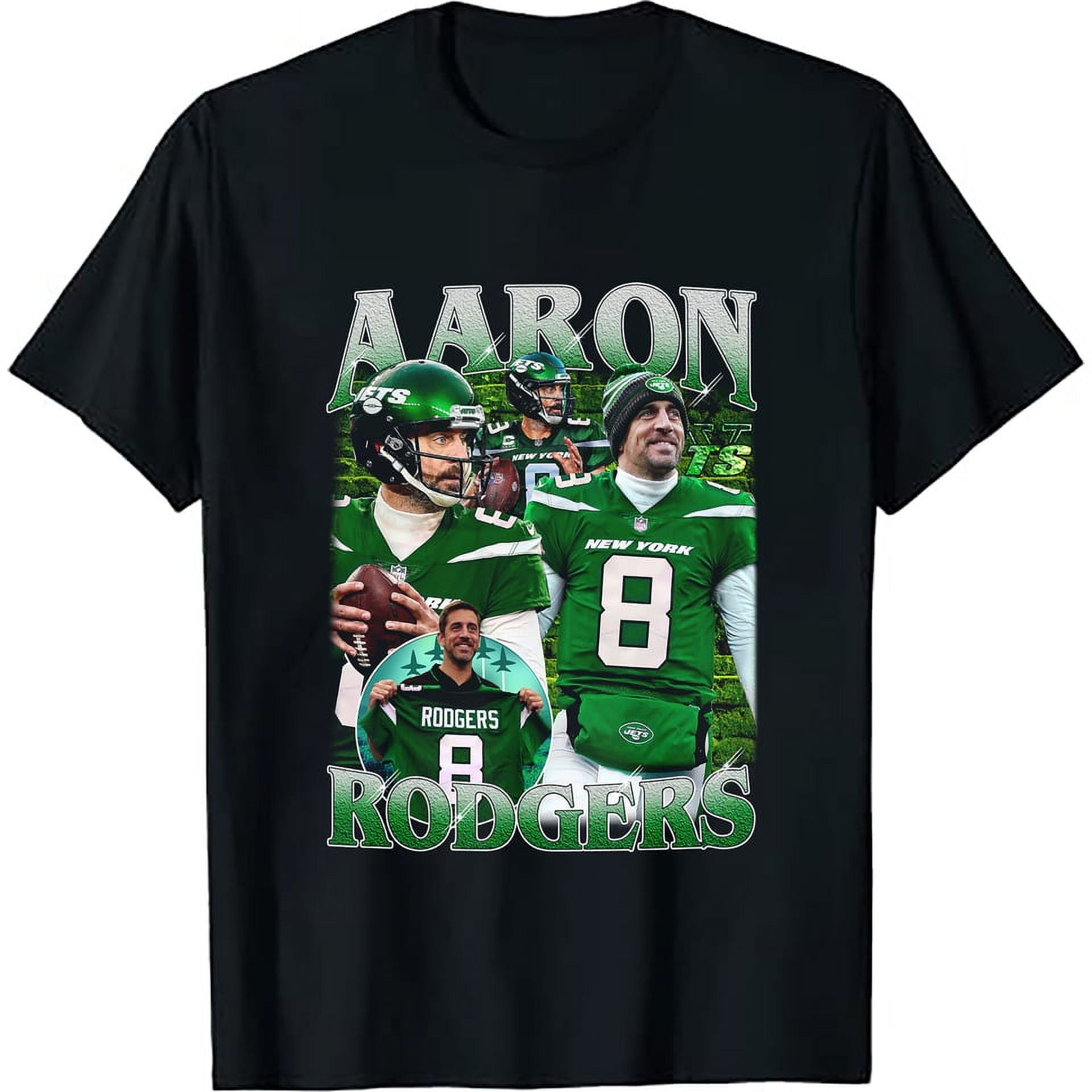 Aaron Rodgers Jets Tshirt New York Football Jets Shirt - Walmart.com