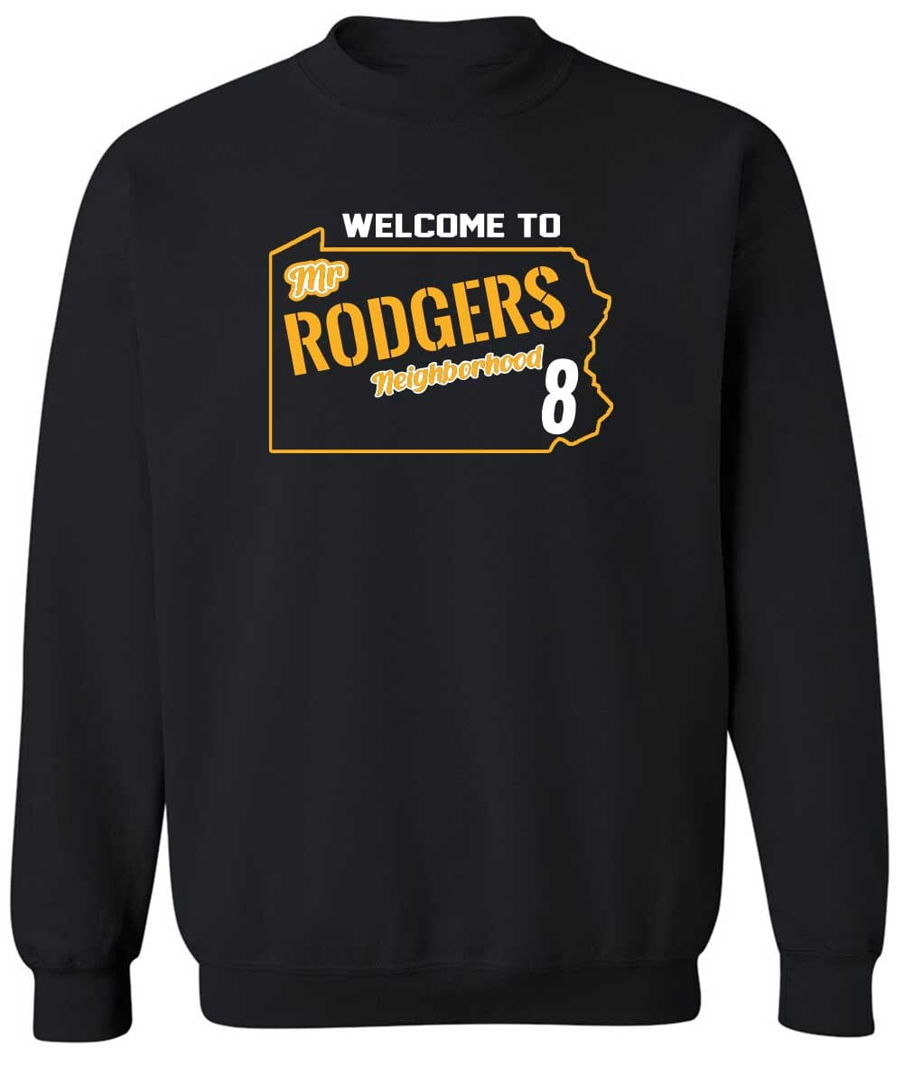 Aaron Rodgers Neighborhood Pittsburgh Crew Neck Sweatshirt - Walmart.com