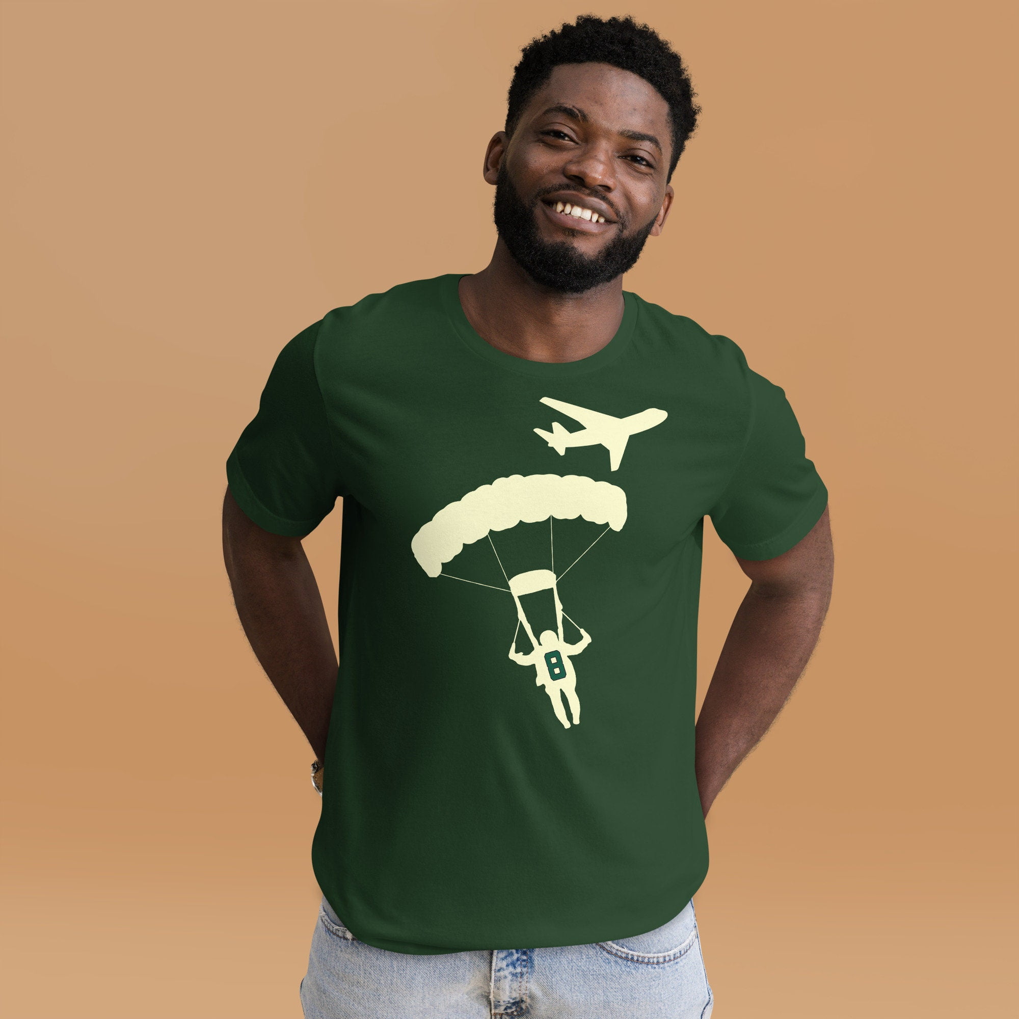 Aaron Rodgers Paratrooper Jet Unisex T-Shirt, Breece Hall, Wilson, Gift ...