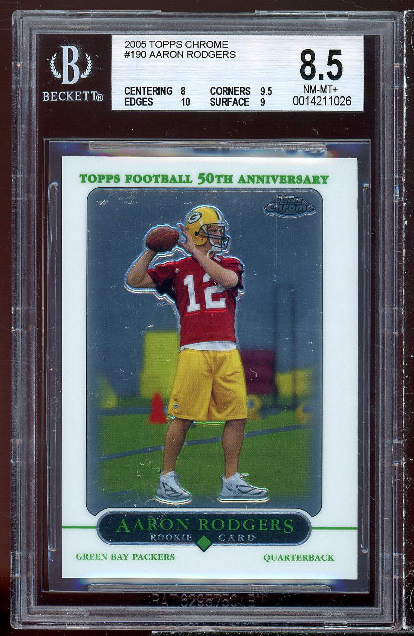 Topps Trading Cards - Aaron Rodgers Rookie for Office Kitchen - Walmart ...
