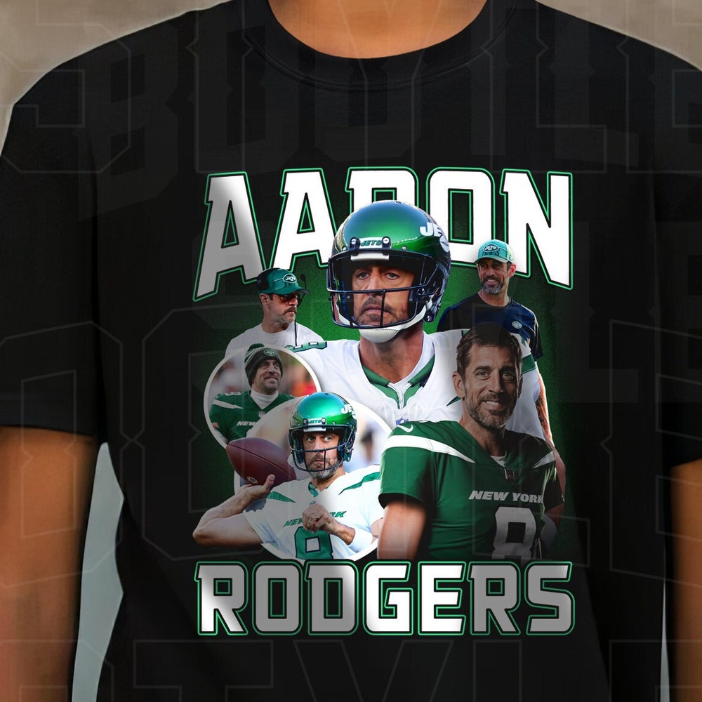 Aaron Rodgers shirt for Youth Boys Girls 90s bootleg rap vintage style ...
