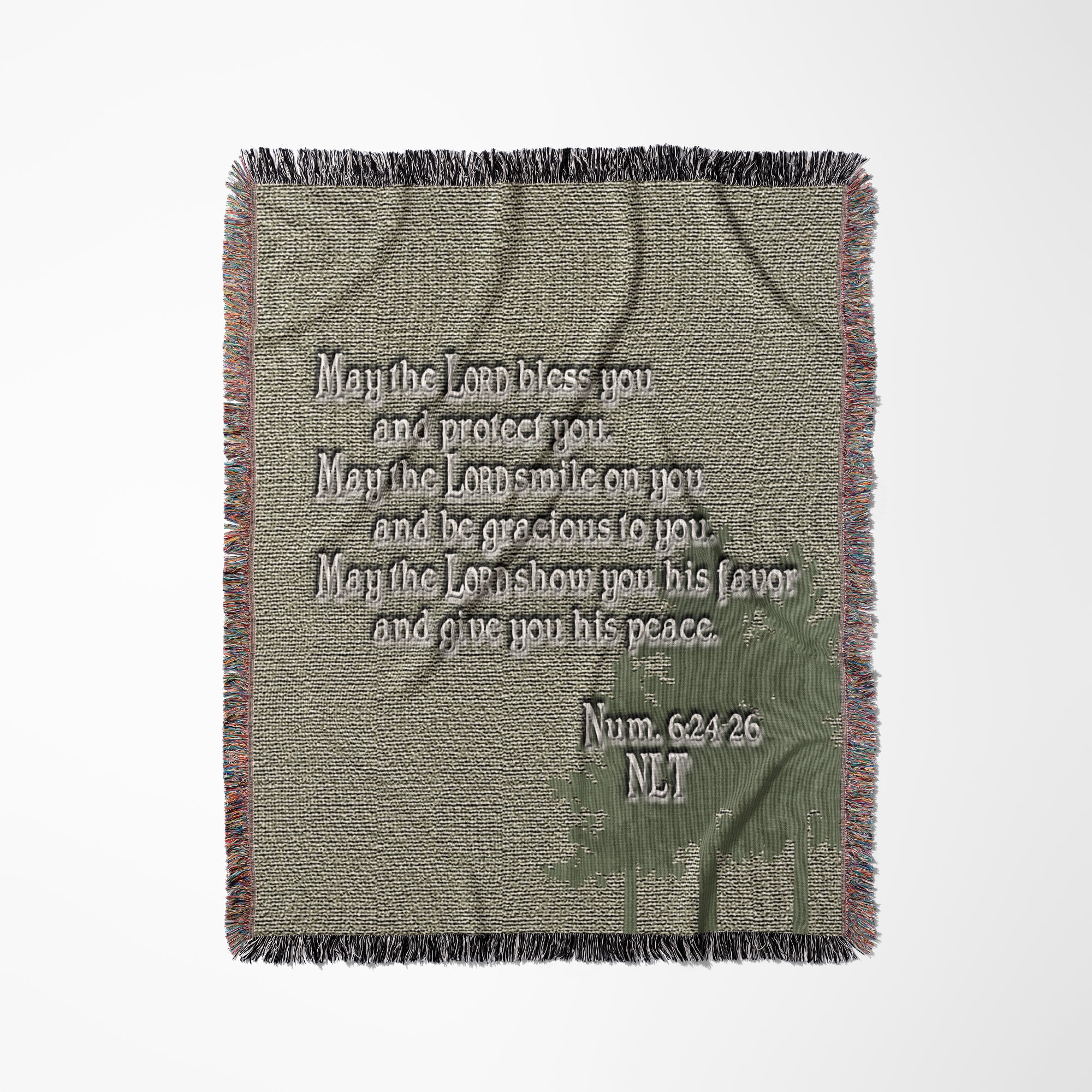 Aaron’S Blessing Numbers 624 26 Bible Verse, Woven Blanket - Walmart.com