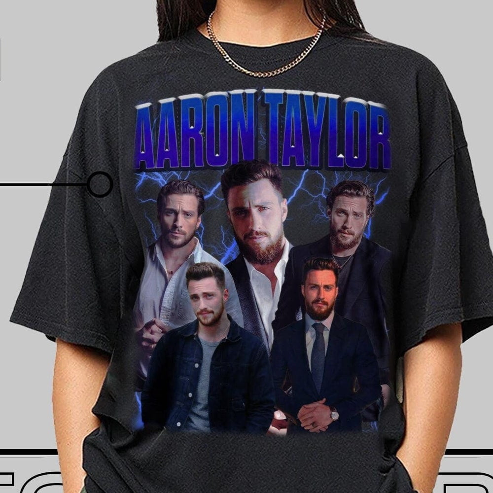 Aaron Taylor Johnson T-Shirt, Vintage Aaron Taylor Johnson Fan Shirt ...