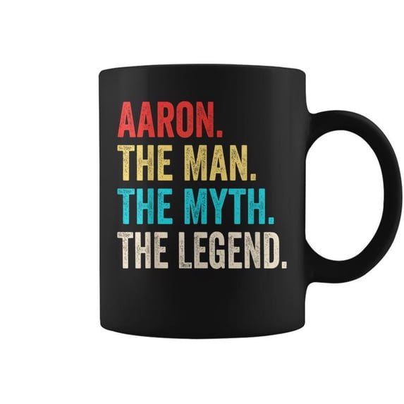 Aaron The Man The Myth The Legend For Aaron Coffee Mugs - Walmart.com
