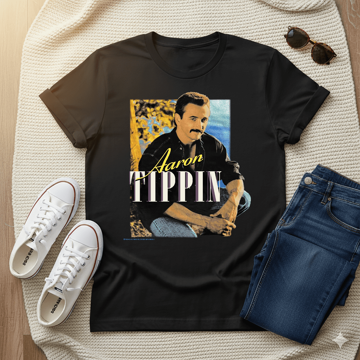 Aaron Tippin Vintage 1994 Concert Tour 90s Country Fan Unisex T-Shirt ...