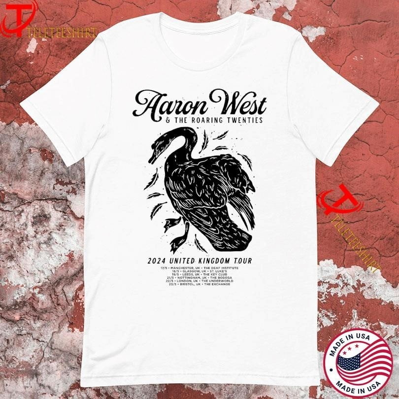 Aaron West And The Roaring Twenties 2024 United Kingdom Tour T-shirts ...