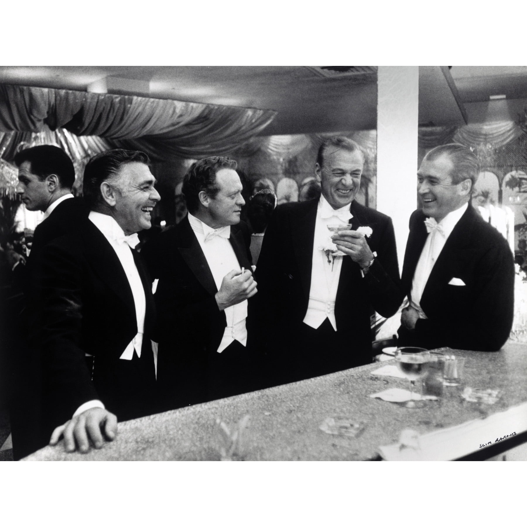 Aarons Hollywood Actors Gable Heflin Cooper Stewart Photo Extra Large ...