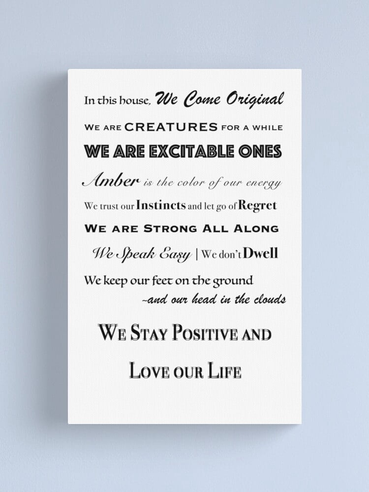 AatoeaX In this 311 House Canvas Print Modern Wall Art Canvas Poster ...