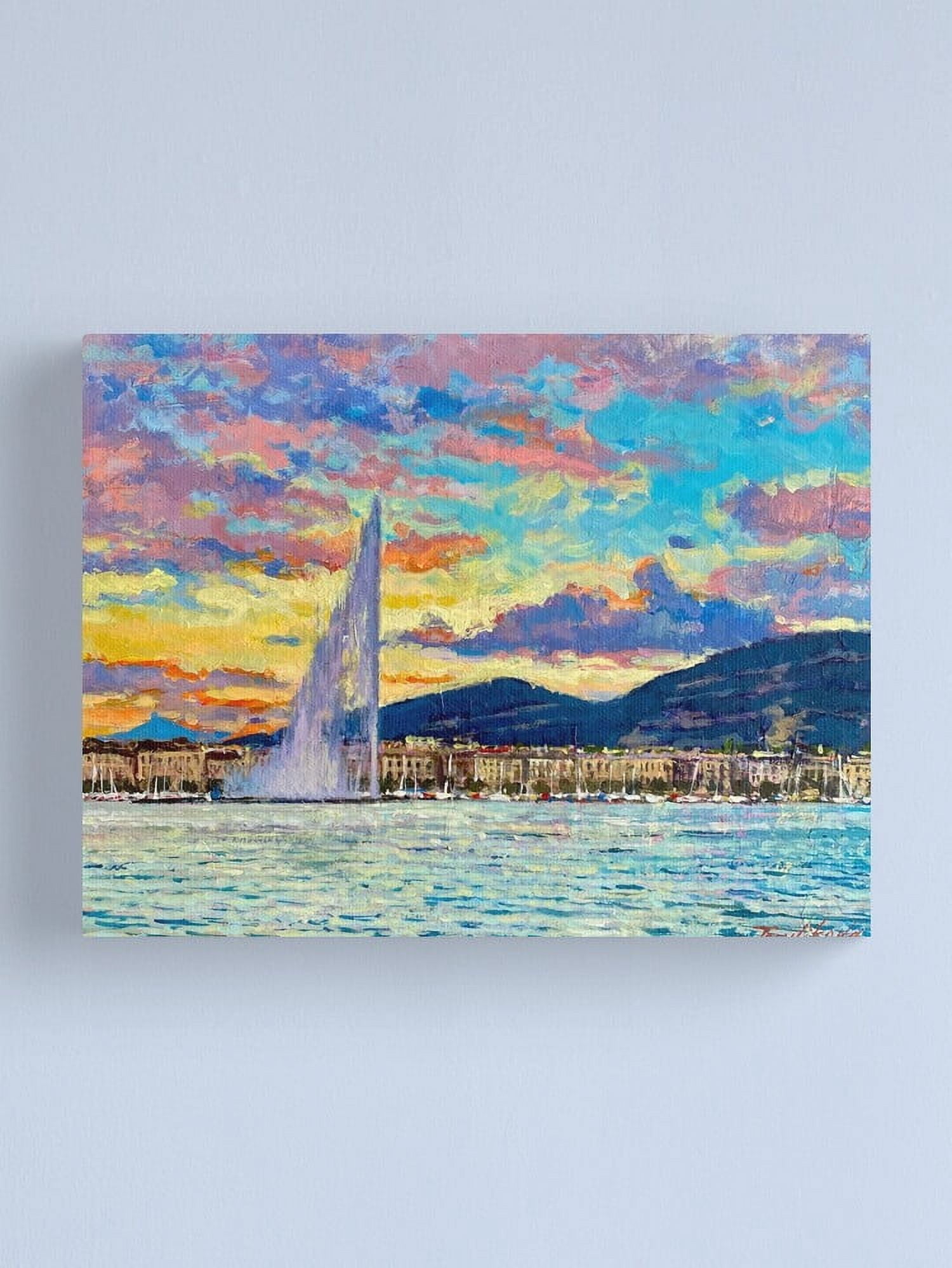 AatoeaX A day in Geneva | Canvas Print Aesthetic Home Decor – Perfect ...