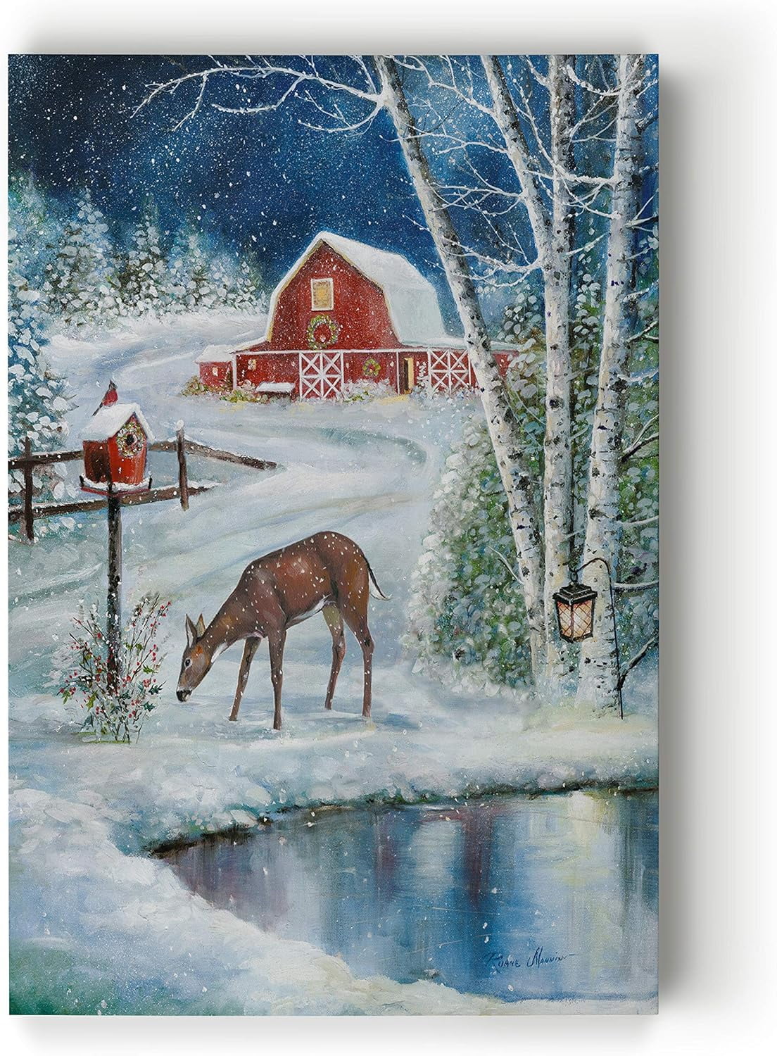 AatoeaX Abstract Christmas Decorations for Wall Holiday Skating ...