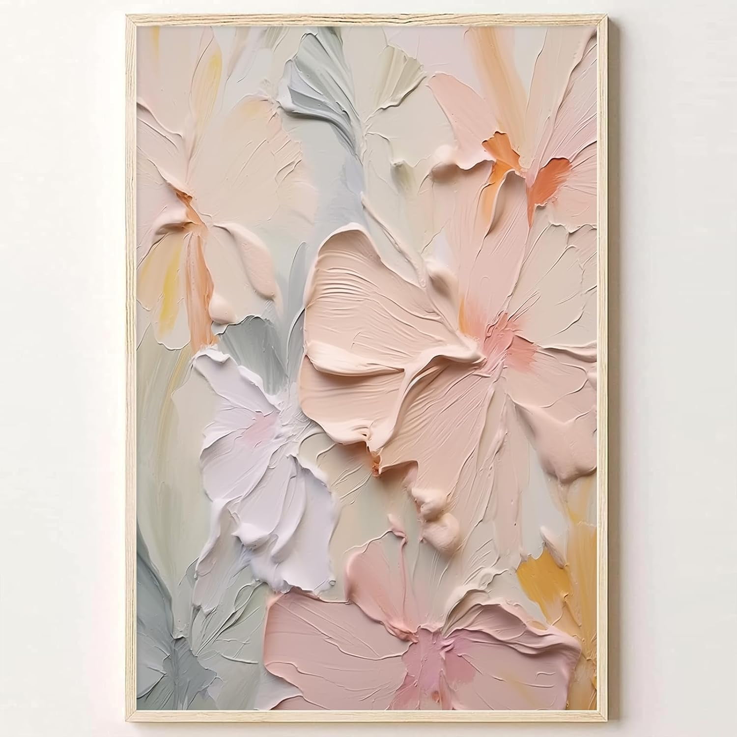 AatoeaX Abstract Floral Wall Art Modern Abstract Flower Painting ...