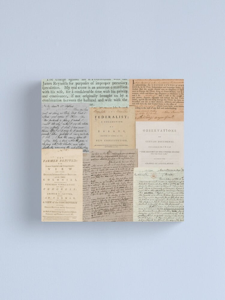 AatoeaX Alexander Hamilton Papers Collection Canvas Print Modern Wall ...