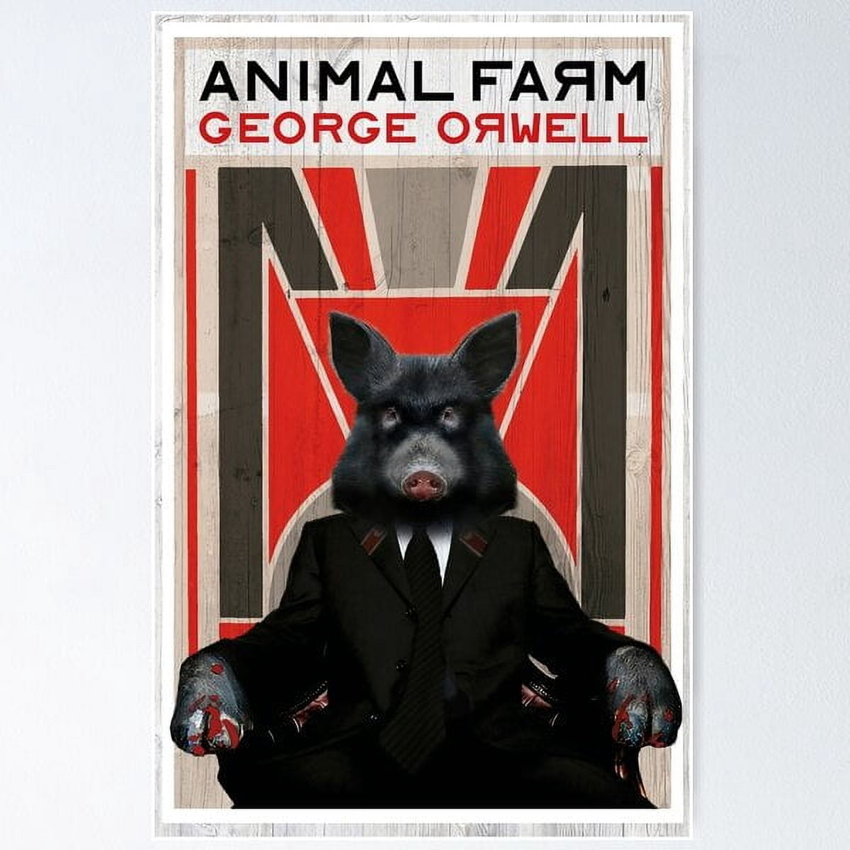 AatoeaX Animal Farm by George Orwell PosterAesthetic Home Decor ...