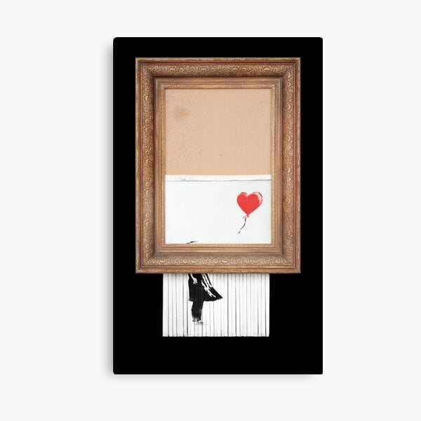 AatoeaX Banksy Shredded Artwork Girl with Balloon Canvas Print Modern ...