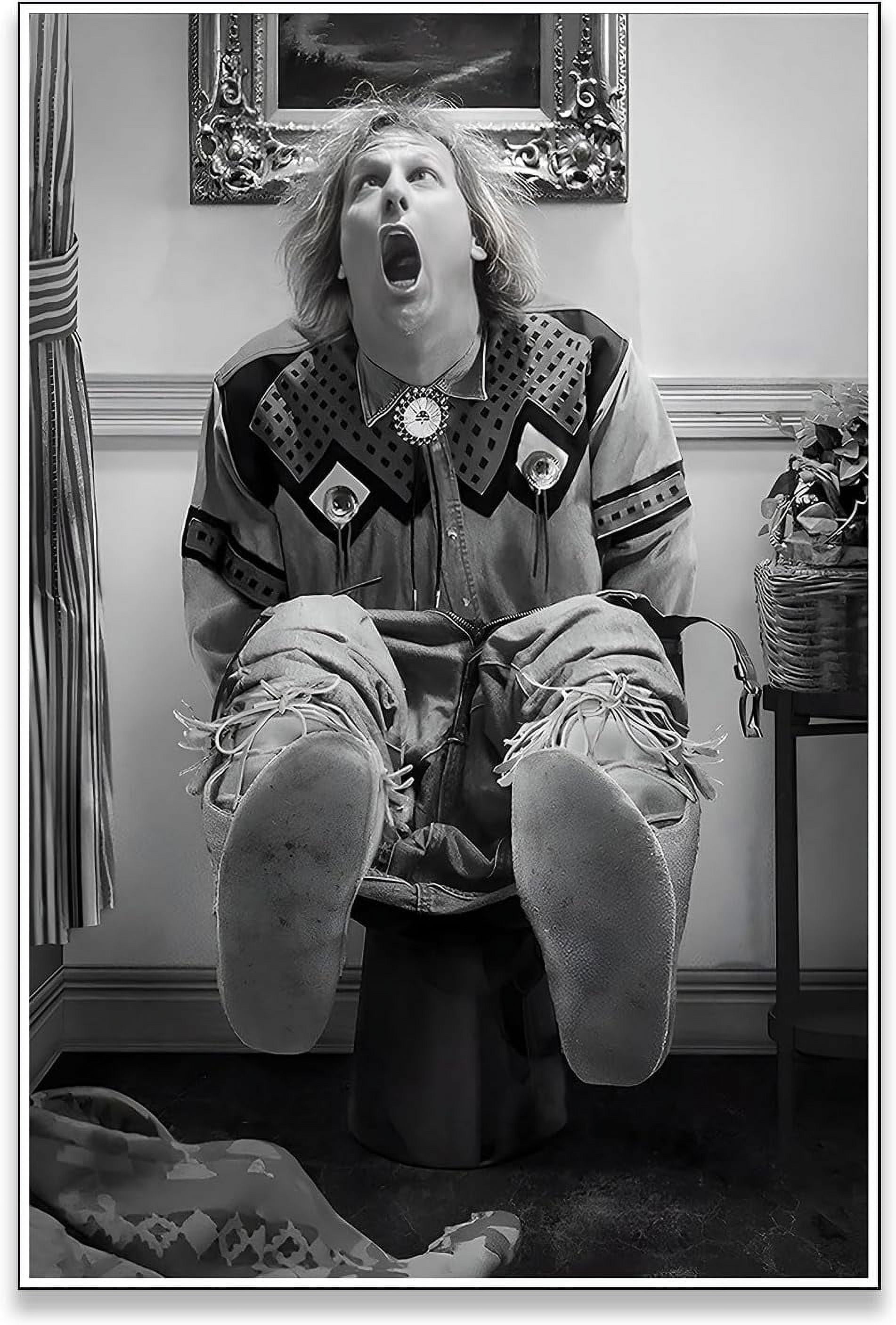 AatoeaX Bathroom Canvas Wall Art Funny Posters Black and White Humor ...