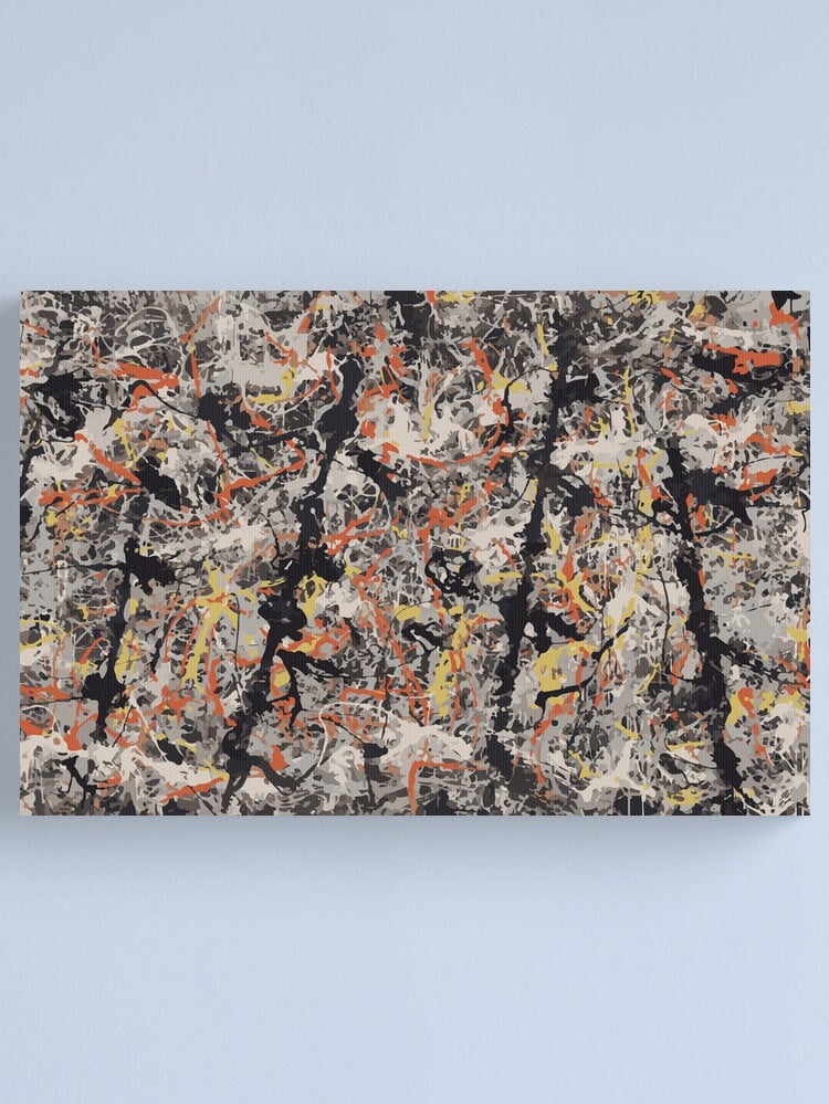 AatoeaX Blue Poles Jackson Pollock Canvas Print Modern Wall Art Canvas Poster – Aesthetic Print ...