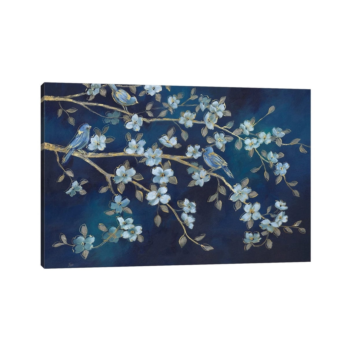 AatoeaX "Bluebird Conference" Canvas Print Modern Wall Art Canvas Poster – Aesthetic Print for ...