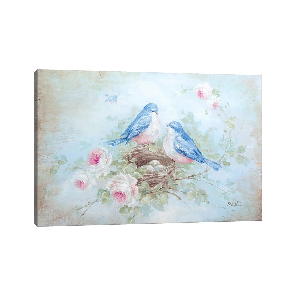 AatoeaX "Bluebird Spring" Canvas Print Modern Wall Art Canvas Poster ...