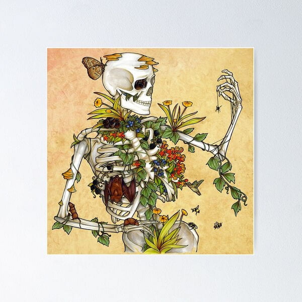 AatoeaX Bones and Botany PosterAesthetic Home Decor – Perfect for ...