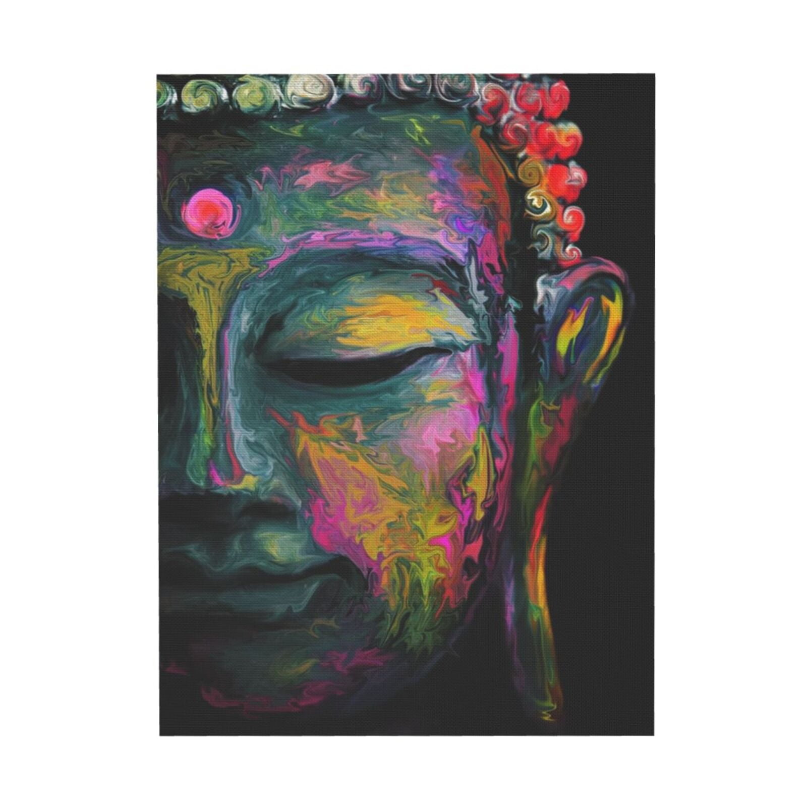 AatoeaX Buddha Canvas Wall Art for Living Room Zen Buddhism Decor ...