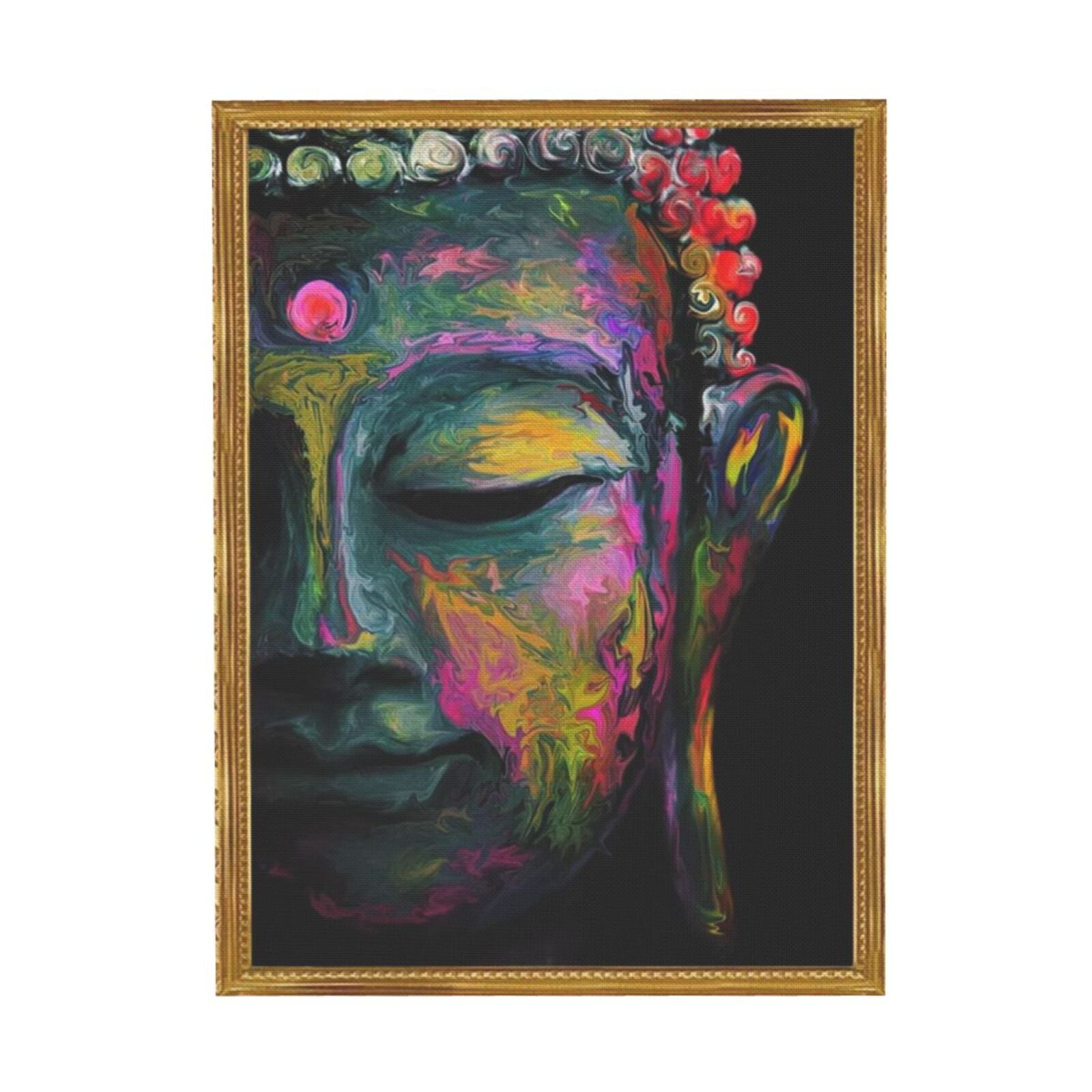 AatoeaX Buddha Canvas Wall Art for Living Room Zen Buddhism Decor ...