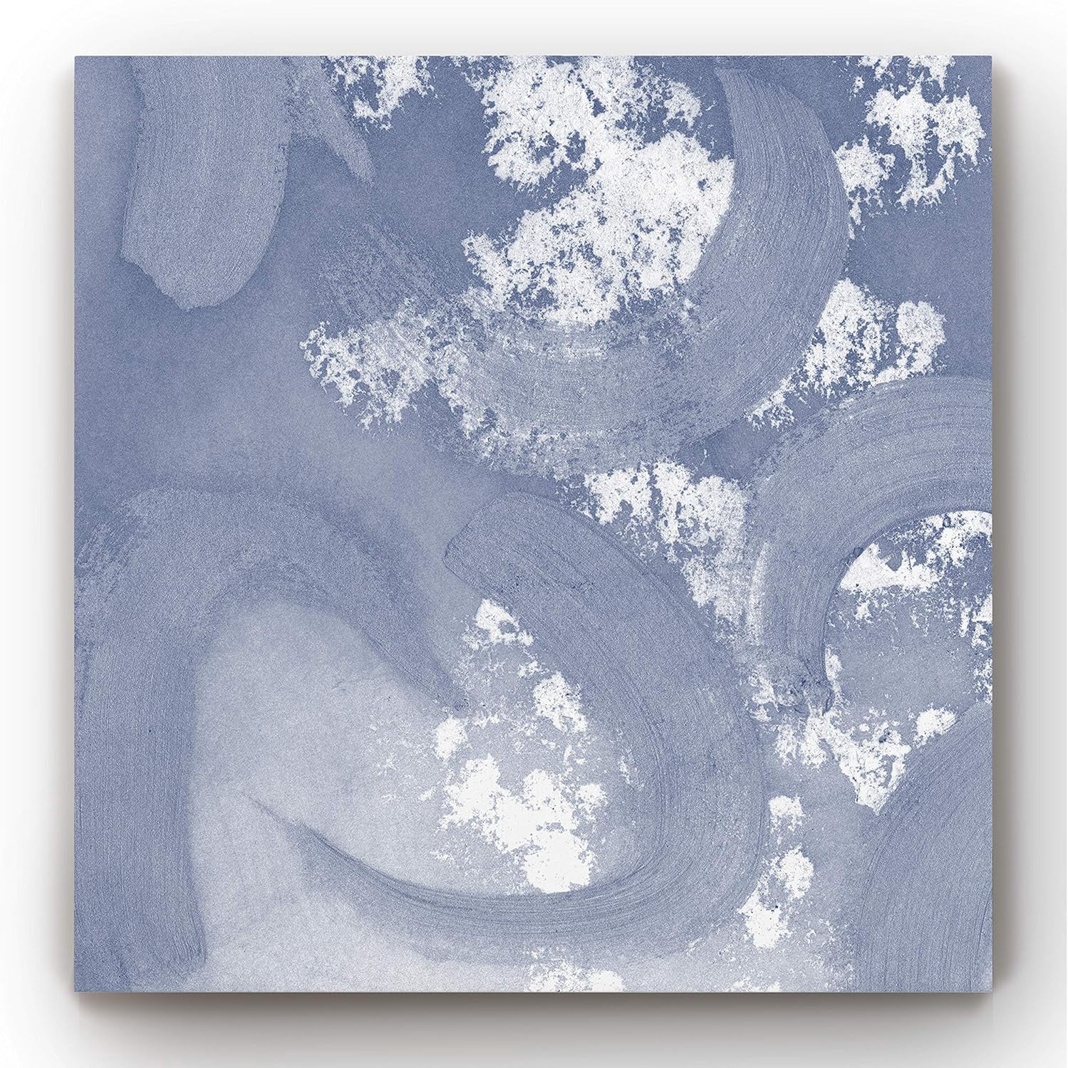 AatoeaX Canvas Modern Artwork for Home Decor Rustic Grey Indigo Rule ...