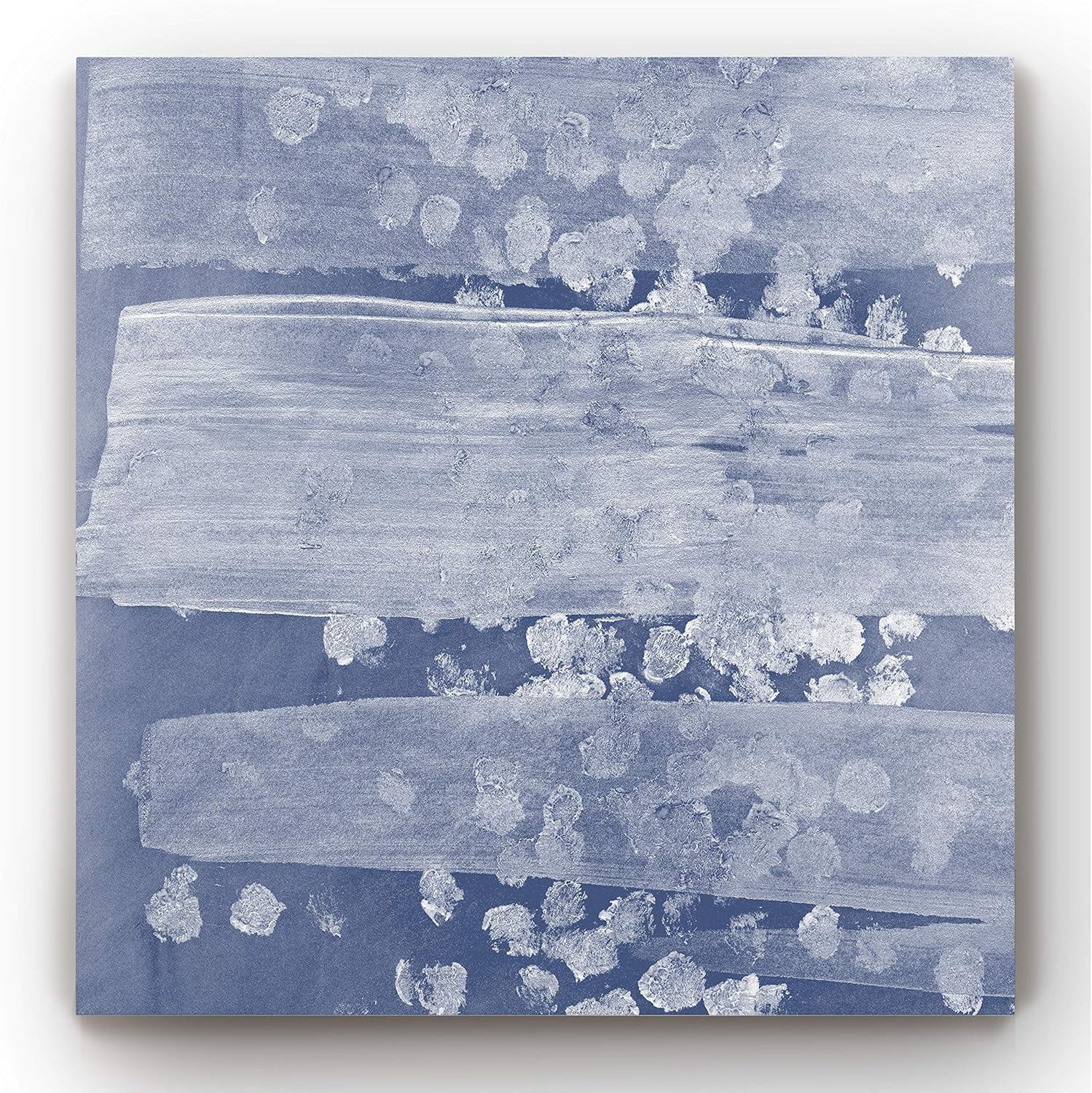 AatoeaX Canvas Modern Artwork for Home Decor Rustic Grey Indigo Rule ...