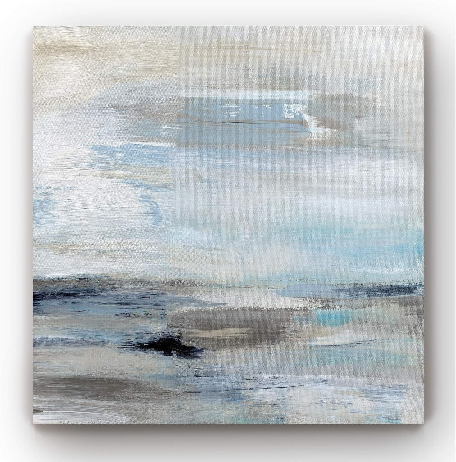 AatoeaX Canvas Nature Artwork Rustic Grey Gulf Stream Ocean Current ...