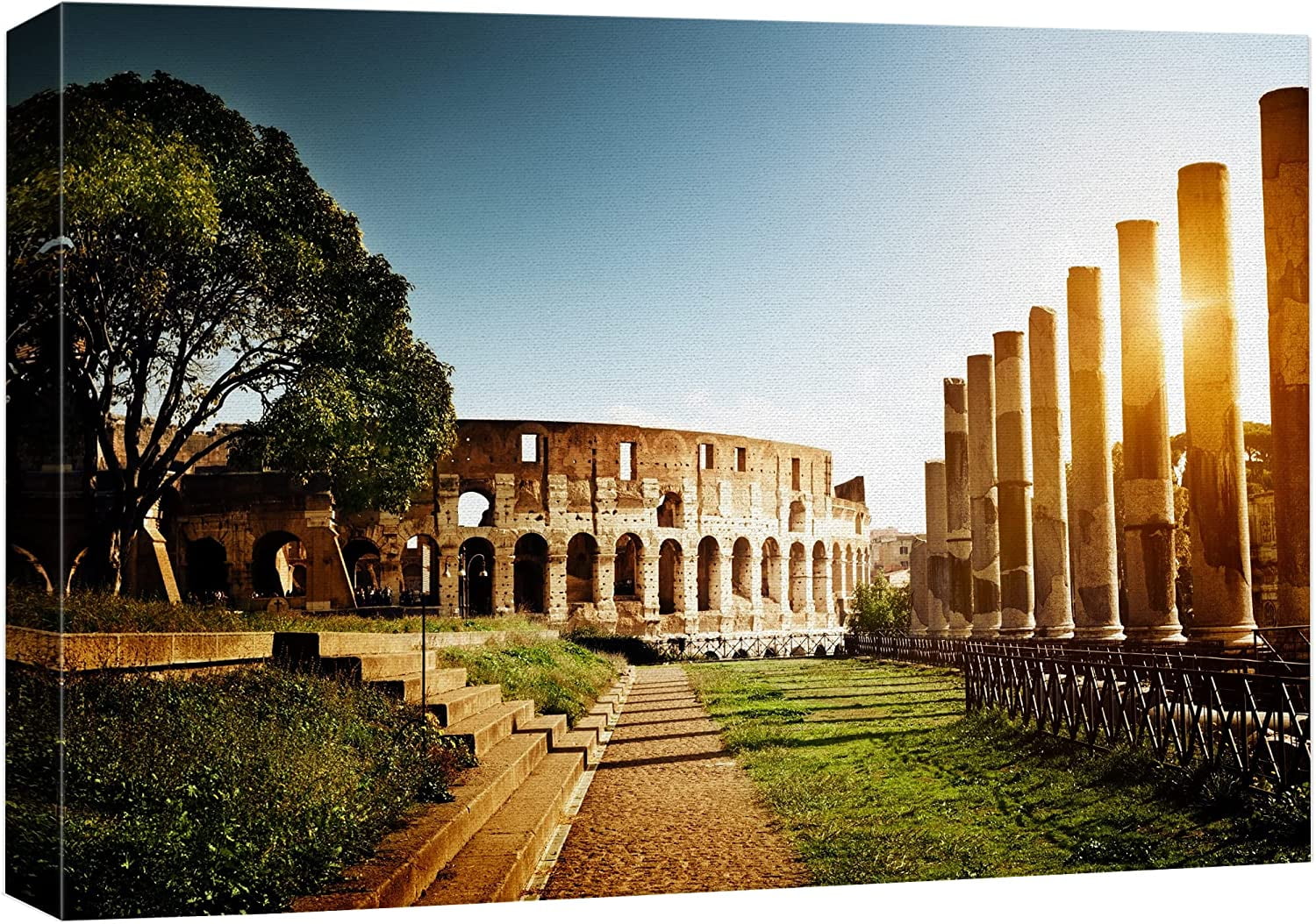 AatoeaX Canvas Prints Wall Art - Colosseum in Rome, Italy - Walmart.com
