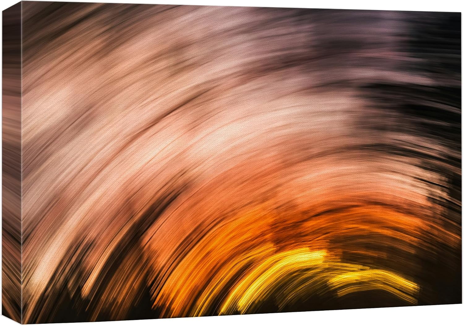 AatoeaX Canvas Wall Art Bird Flying Over Misty Mountain Ridges ...