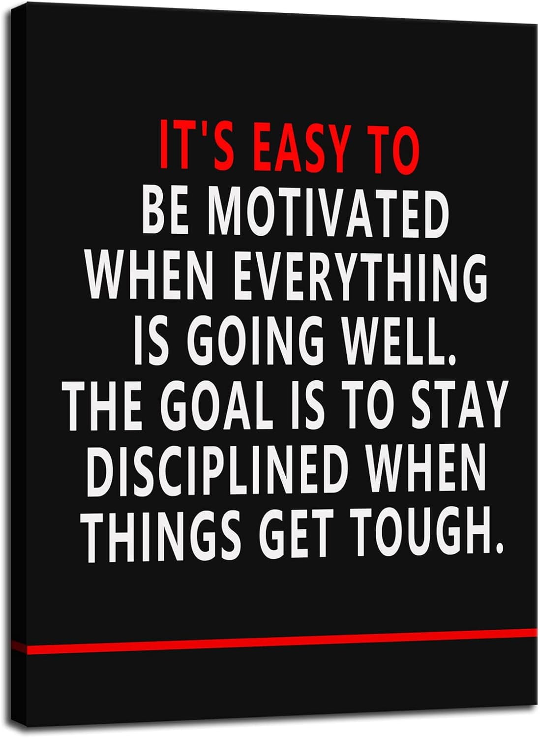 AatoeaX Canvas Wall Art Motivational Poster Modern Inspirational ...