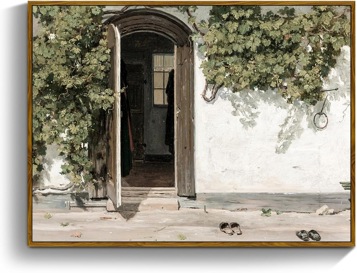 AatoeaX Canvas Wall Art, Rural Landscape Vintage Art Prints, Rustic ...