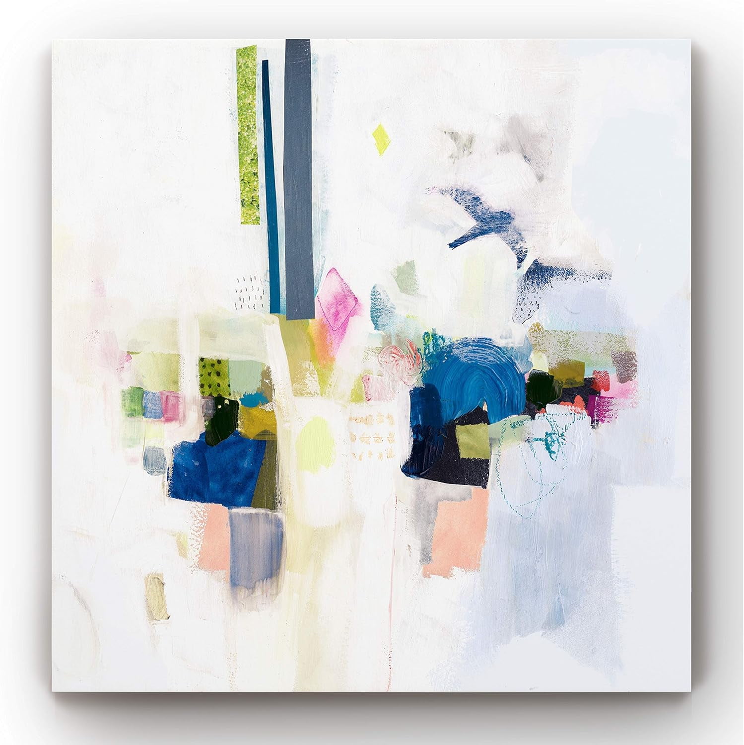 AatoeaX Canvas Wall Hanging Art Multi Color Rustic Abstract Paintings ...