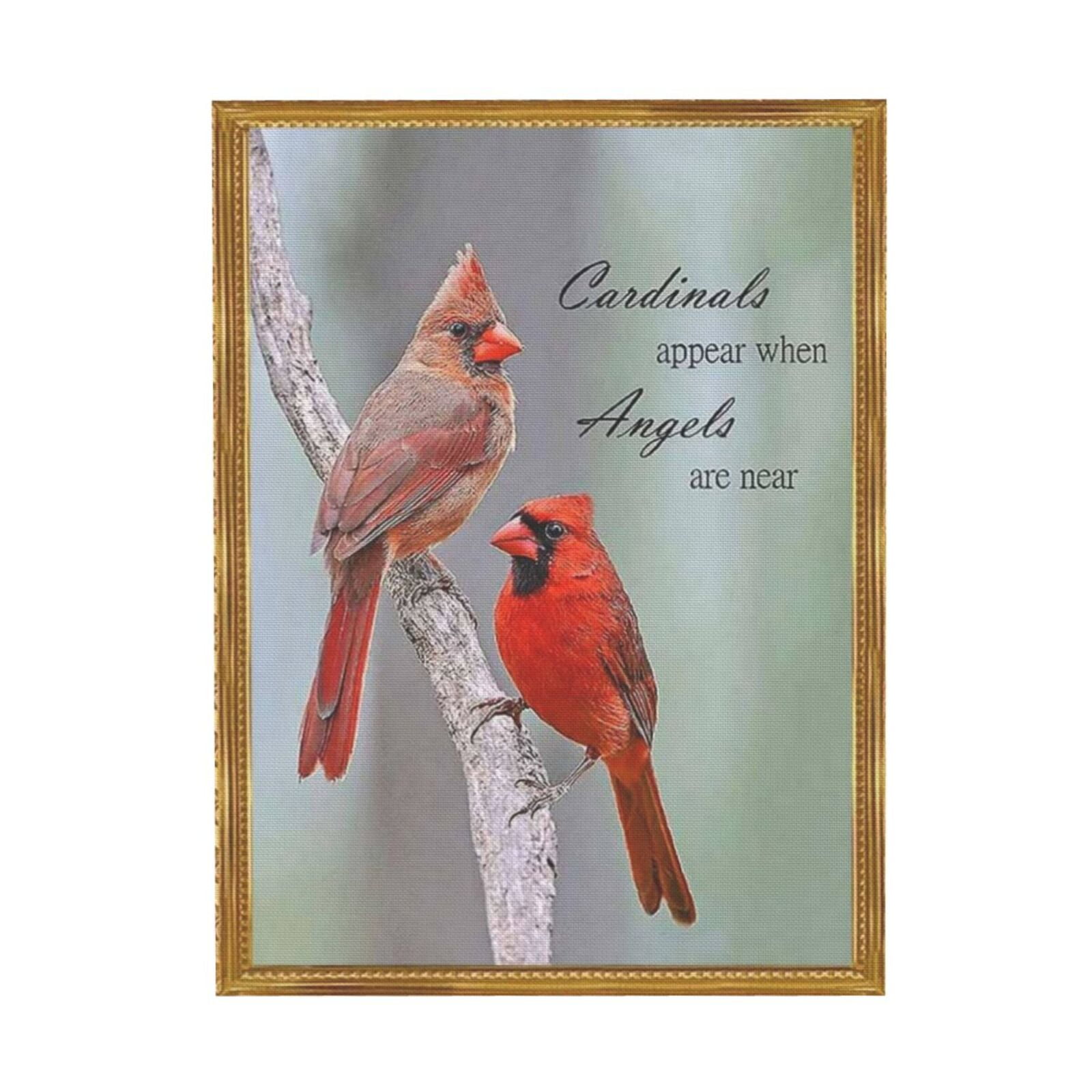 AatoeaX Cardinal Wall Art Canvas Prints Cardinals Picture Red Bird ...