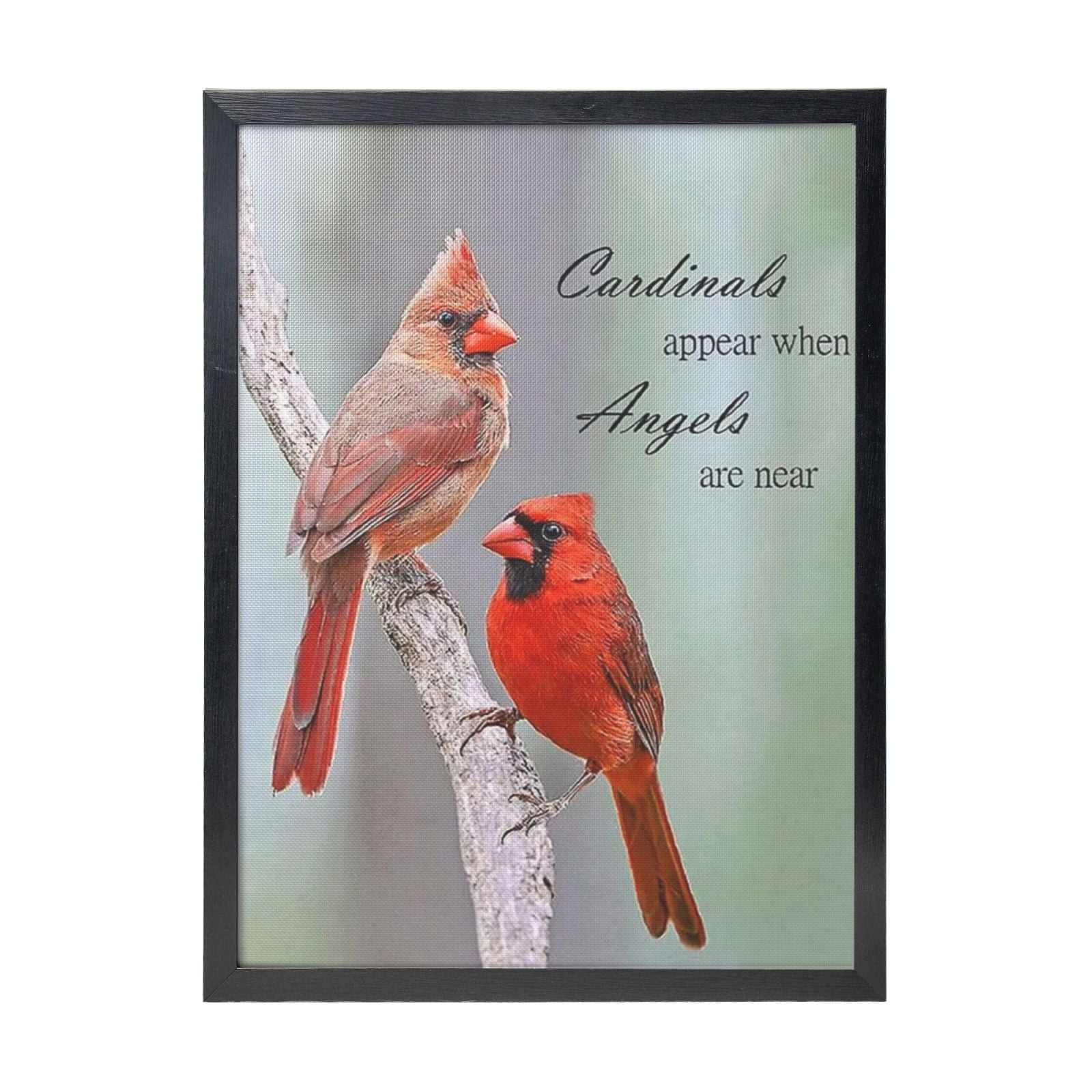 AatoeaX Cardinal Wall Art Canvas Prints Cardinals Picture Red Bird ...