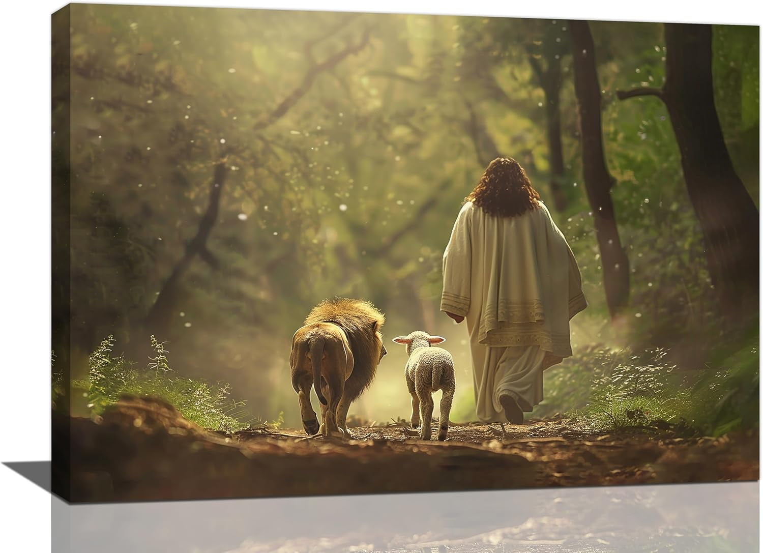 AatoeaX Christian Wall Art Jesus Wall Canvas Lion of Judah Pictures ...