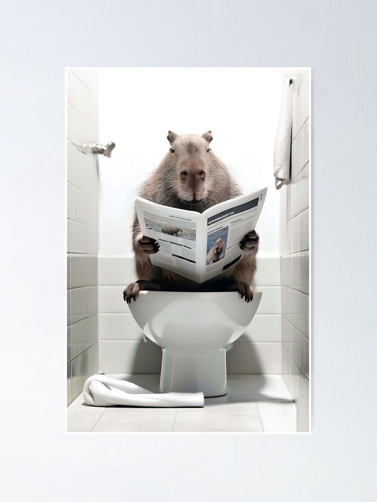 AatoeaX Cute Capybara Poster Aesthetic Home Decor – Perfect for Gallery ...