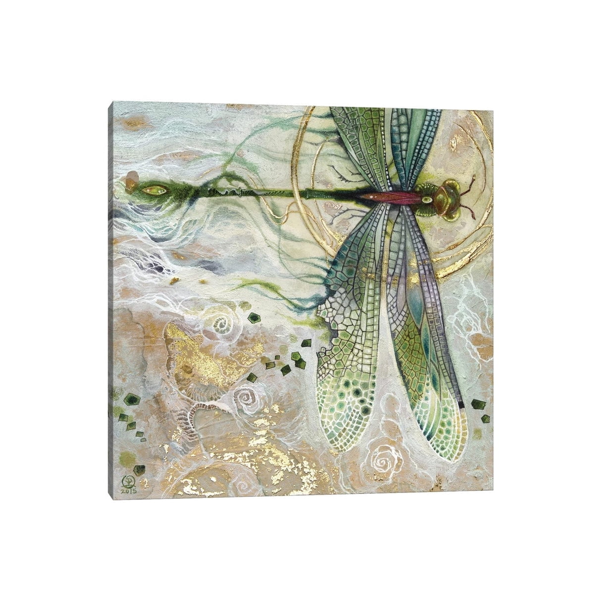 AatoeaX "Damsel Fly II" Canvas Print Modern Wall Art Canvas Poster ...