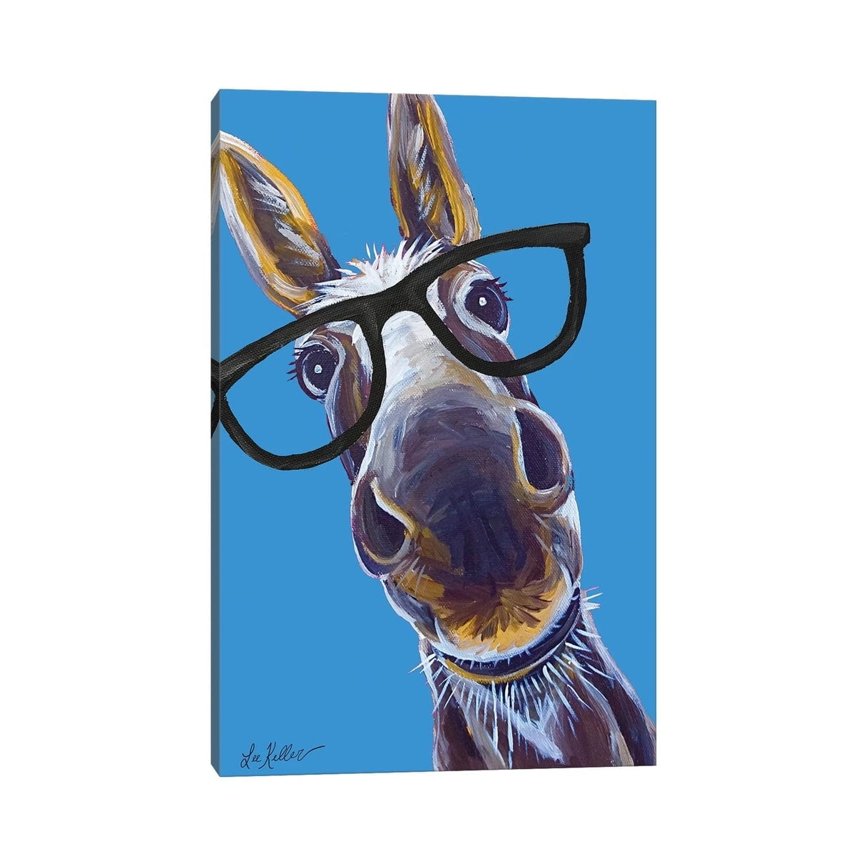 AatoeaX "Donkey Snickers Glasses" Canvas Print Modern Wall Art Canvas ...
