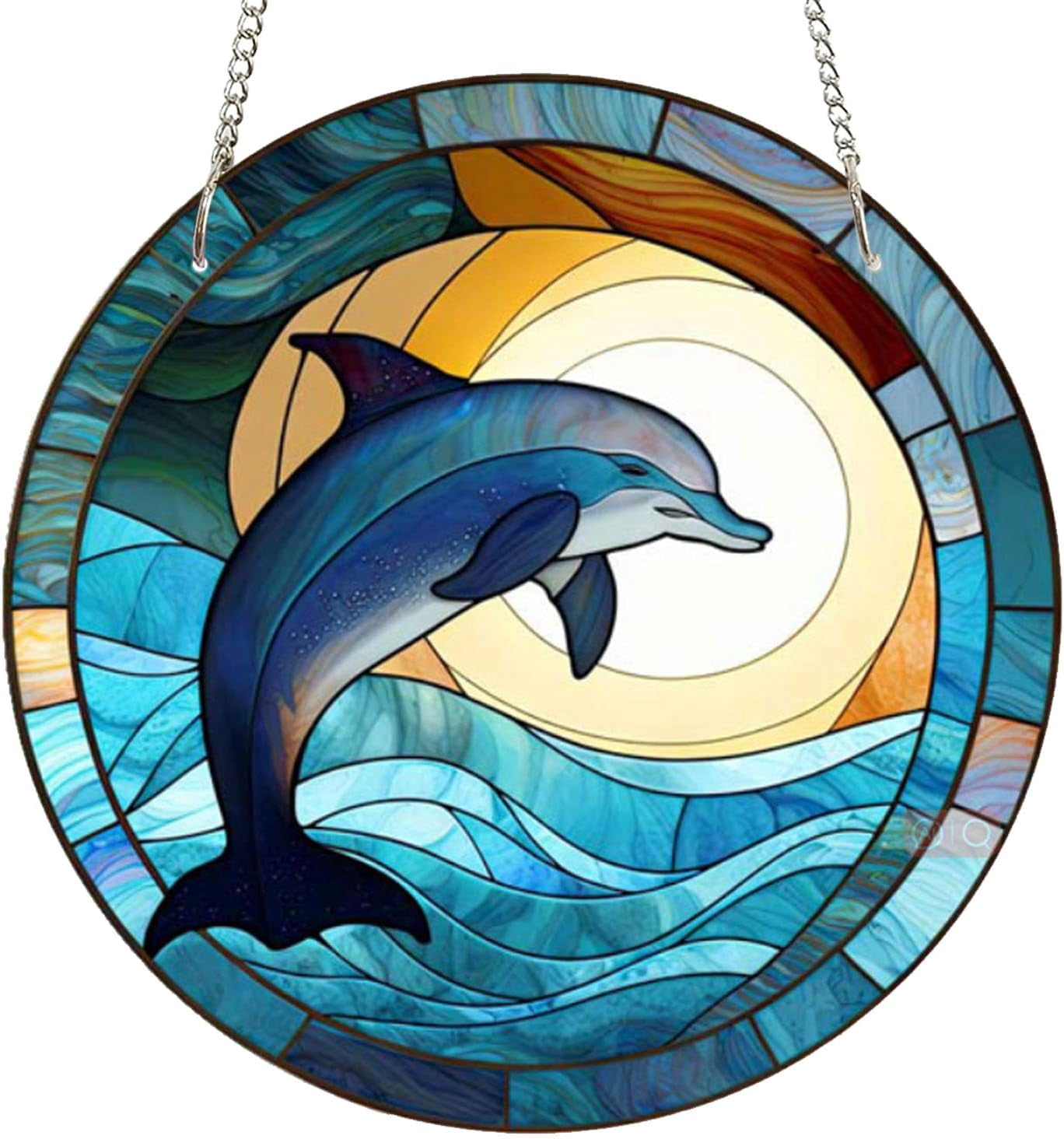 AatoeaX Dynamic Dolphin Acrylic Hanging - Vivid, Oceanic for Marine ...