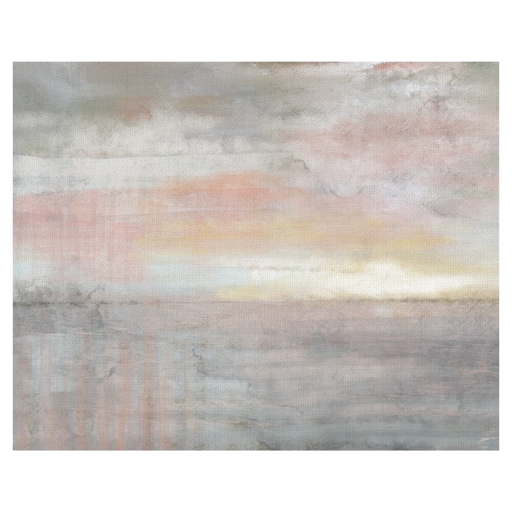 AatoeaX Early Morning Abstract Sunrise Wrapped Canvas Painting Art ...