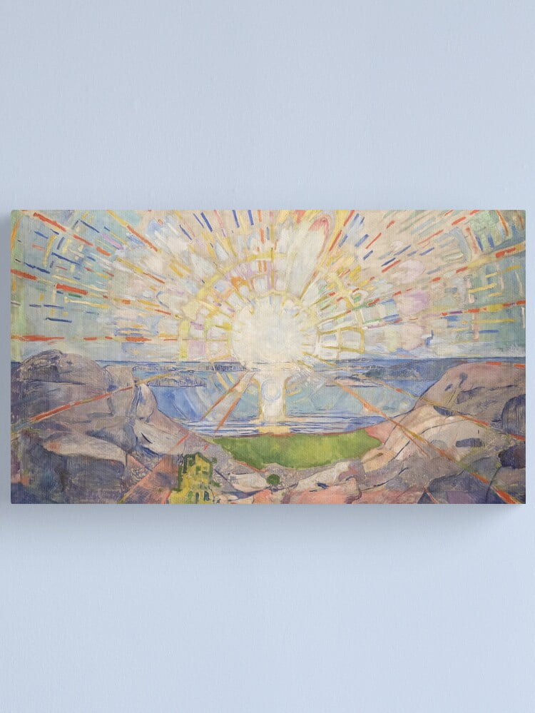 AatoeaX Edvard Munch - The Sun (Solen) (1911) Canvas Print Modern Wall Art Canvas Poster ...