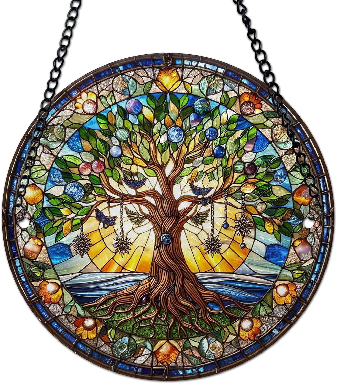 AatoeaX Elegant Transparent Acrylic Tree of Life Wall Sign - Symbolic ...