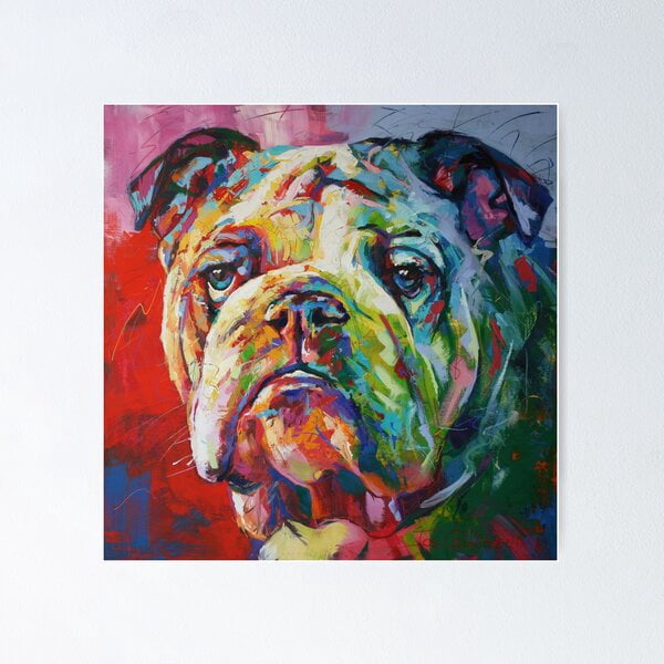 AatoeaX English Bulldog Poster Aesthetic Home Decor – Perfect for ...