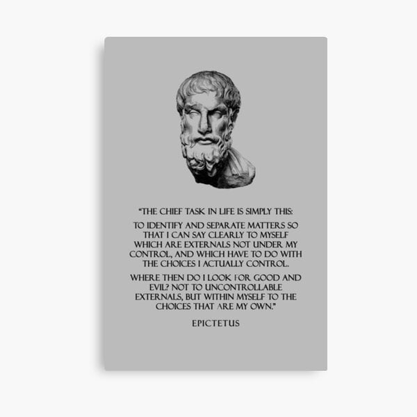 AatoeaX Epictetus - Stoicism Canvas Print Modern Wall Art Canvas Poster ...