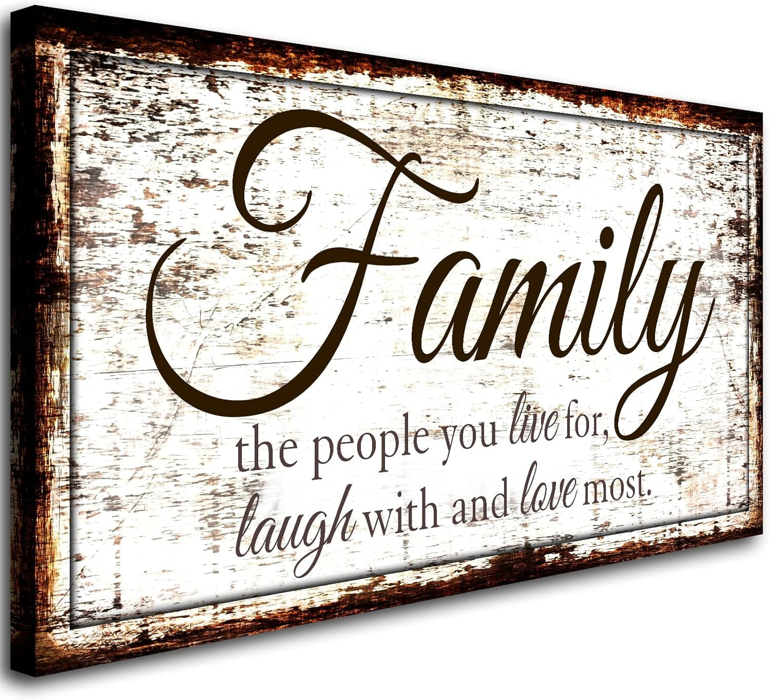 AatoeaX Family Quote Wall Art Living Room-Family Wall Decor ...