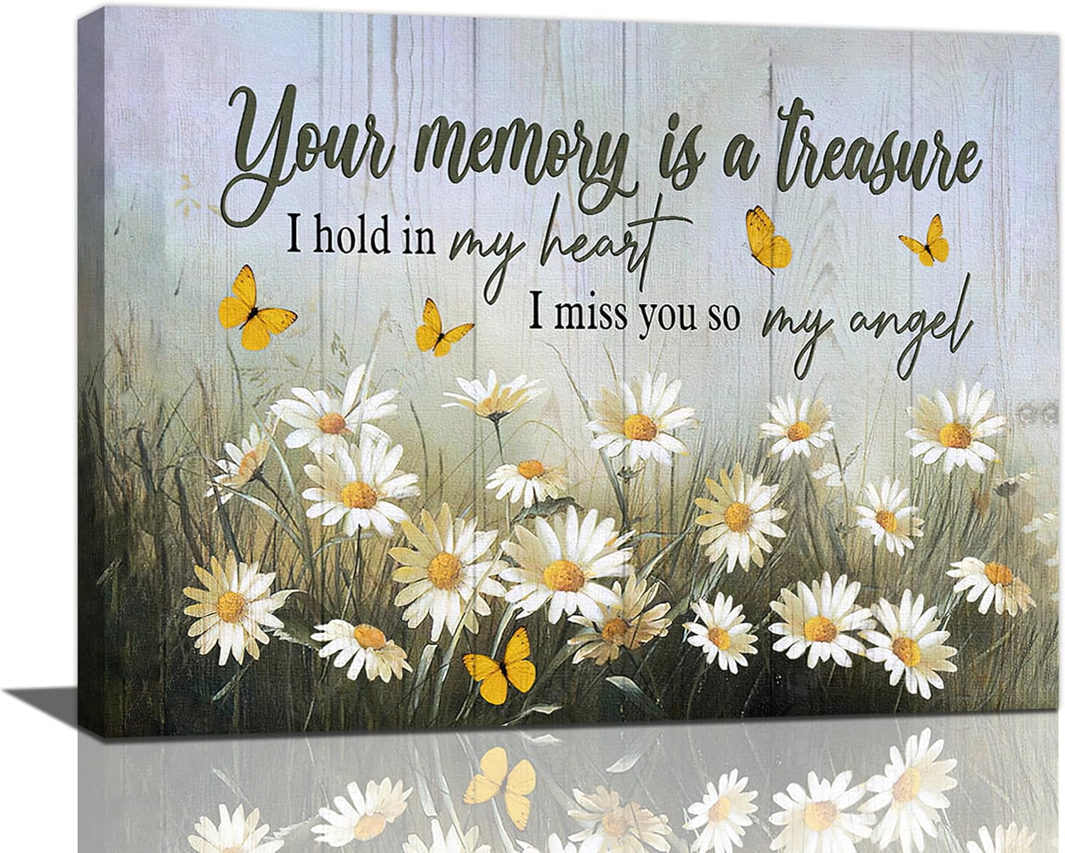 AatoeaX Farmhouse Flower Daisy Wall Art Country Daisy Floral Wall Decor ...